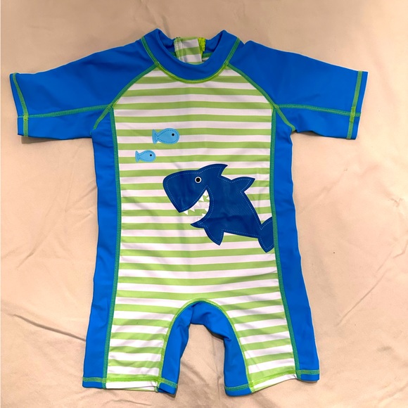 Target | Swim | One Piece Rash Guard With Sharks | Poshmark